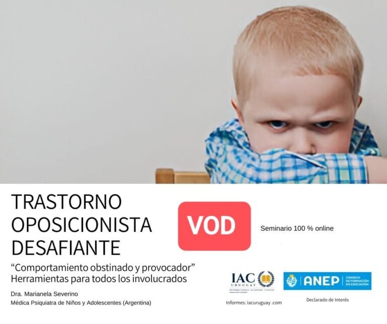 83 – Trastorno Oposicionista Desafiante – IAC Uruguay
